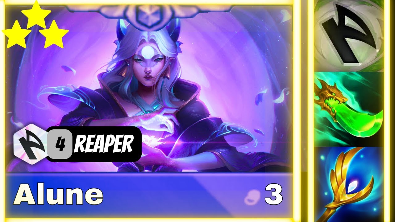 4 REAPER ALUNE DELETED EVERYTHING! TFT SET 11 - YouTube