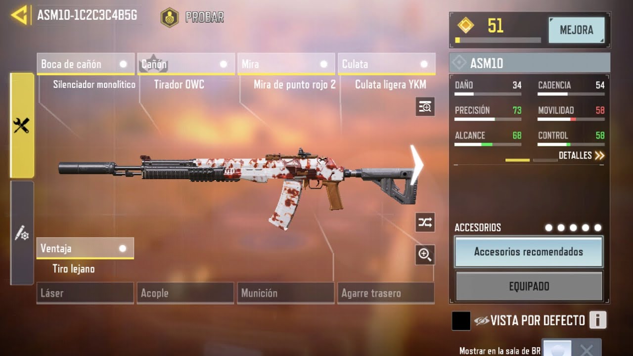 La mejor clases para Ams10 en cod call of duty - YouTube