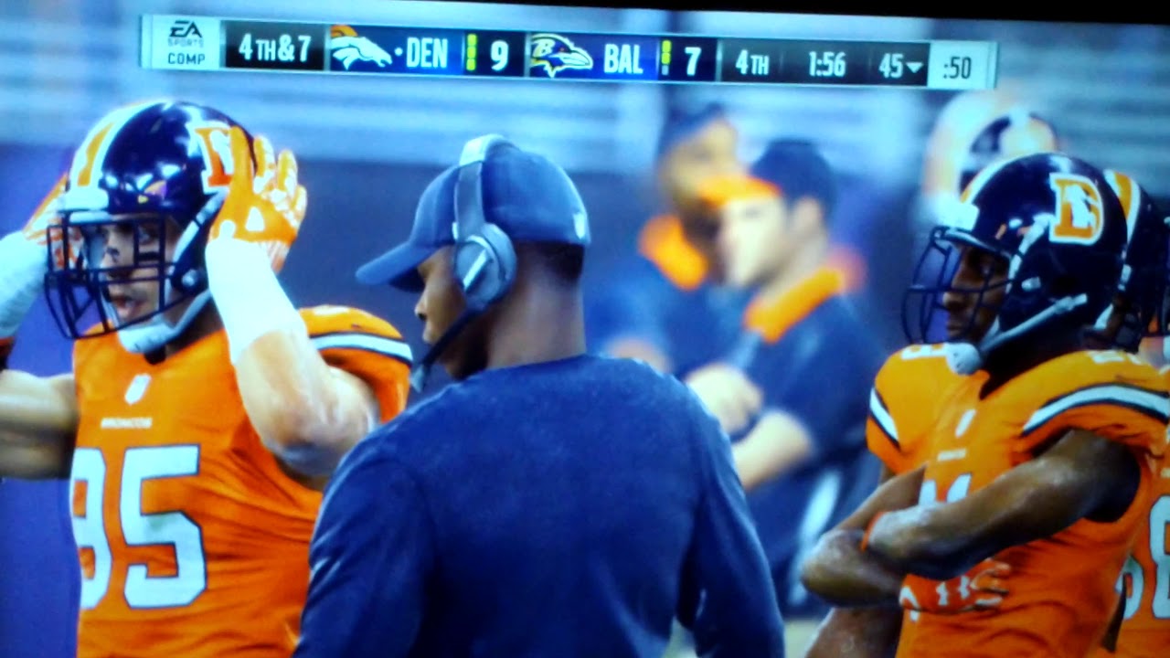 DEVIN BIRTHDAY WEEK MADDEN TOURAMENT: BRONCOS AT RAVENS 3RD ROUND GAME ...