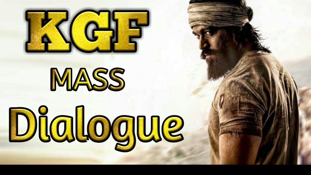 KGF movie dialogues | Raking Star yash dialogue | Kannada movie ...