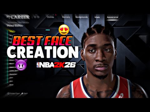 *NEW* BEST DRIPPY FACE CREATION IN NBA 2K26 • BEST COMP STAGE FACE ...