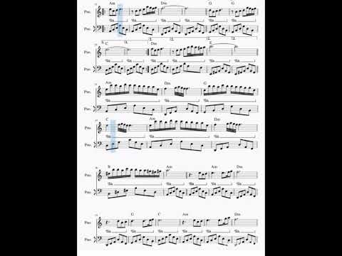 Emin Sabitoğlu ~Bağlı qapı 🎼🎹piano notları #ilknurpianist