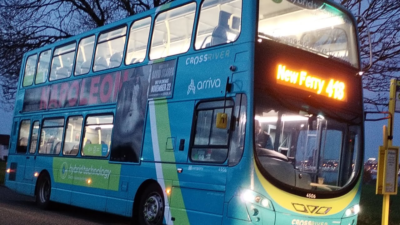 418 bus route wirral Merseyside - YouTube