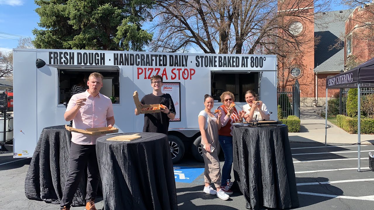 Pizza Stop is partnering with Crisp Catering! Come with us to shoot ...