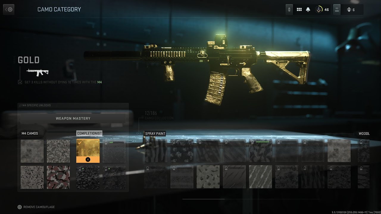 MW2 M4 Gold - YouTube