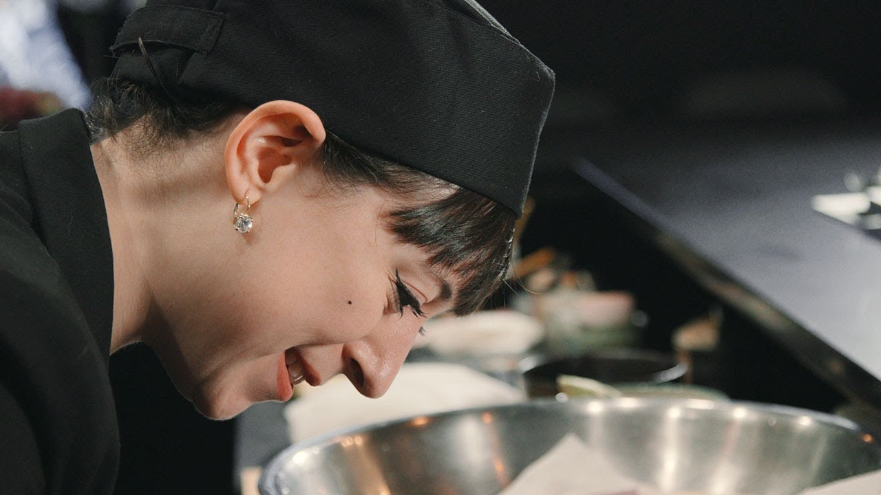 Chef, Oona Tempest of Sushi by Bae in Union Square, NYC. Her artistic approach to sushi creation ...