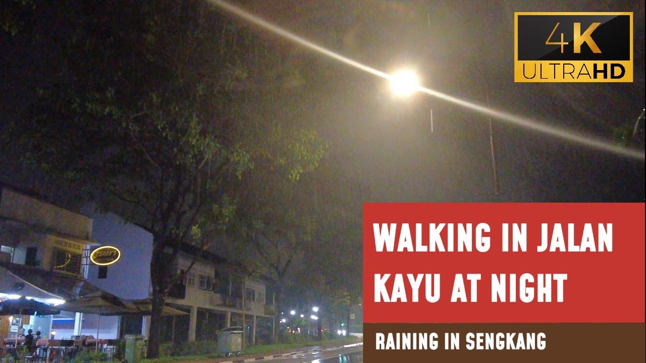Night Stroll in Jalan Kayu in the Rain ASMR | Cozy Vibes & Street Walk ...