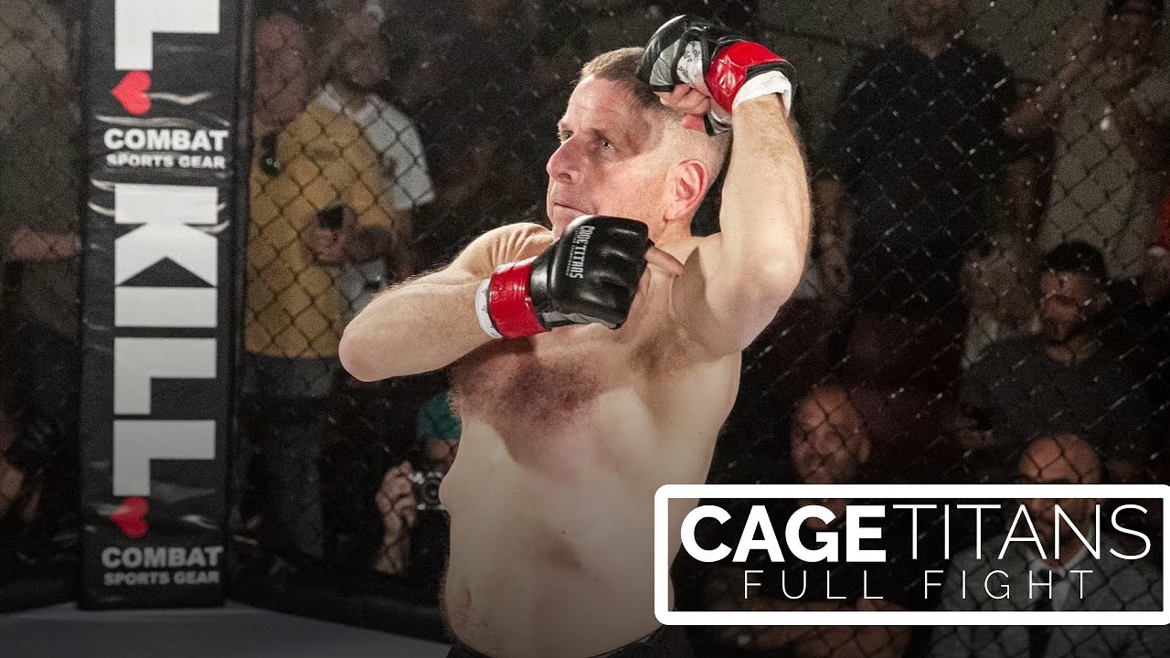 58 Year Old Firefighter Wins MMA Fight | Cage Titans 53 | John Payne VS ...