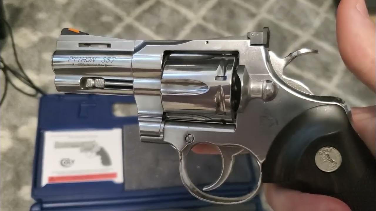 colt anaconda trigger reset problem - YouTube