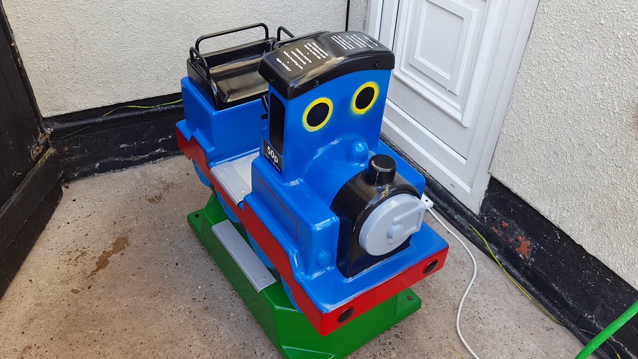 My DIY HOMEMADE "suggestive- THOMAS THE TANK ENGINE" Coin operated ...