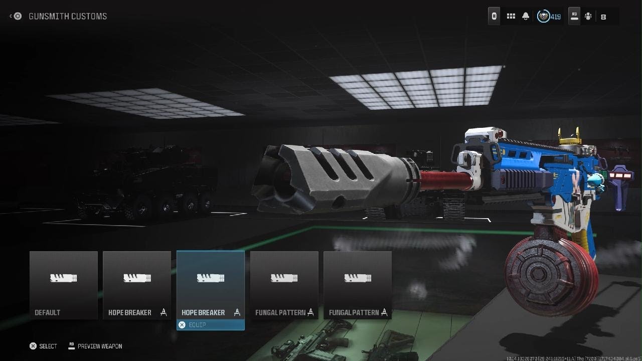 CoD GUNDAM MTZ-556 Invisible shots and no surface damage impact - YouTube