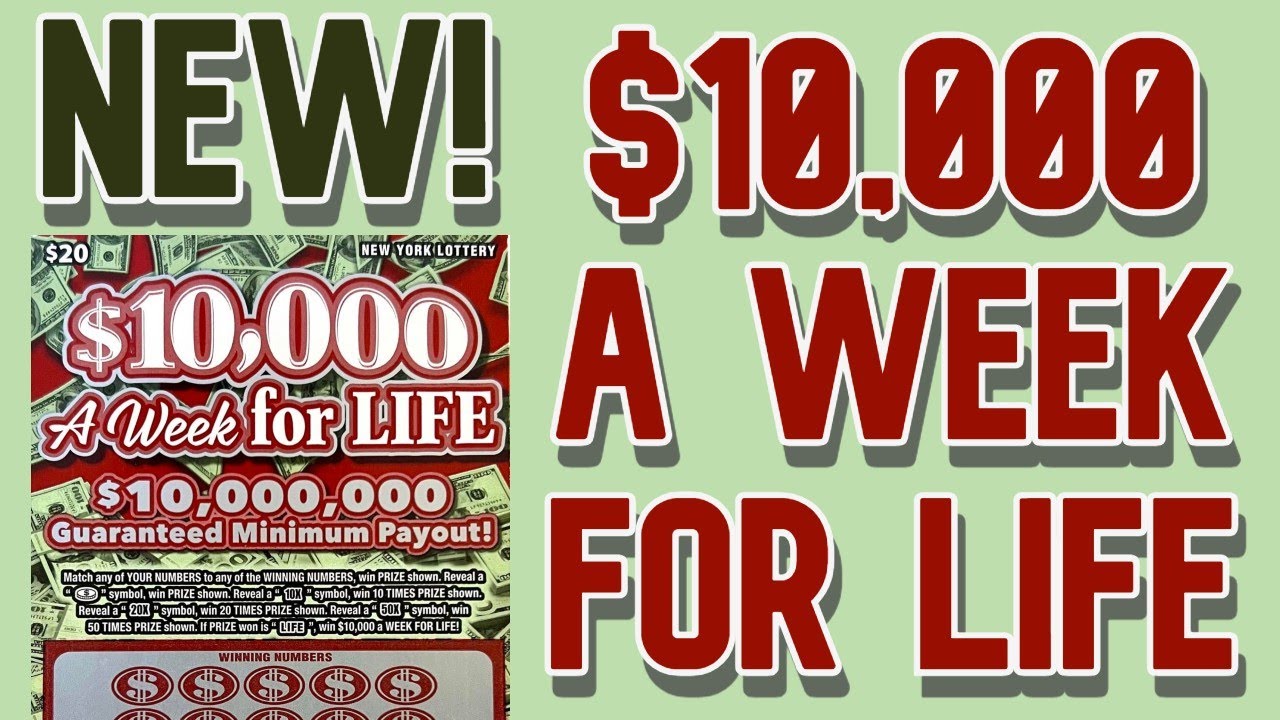Brand NEW $10,000 a Week for LIFE | Refreshed Scratch Off Ticket from ...