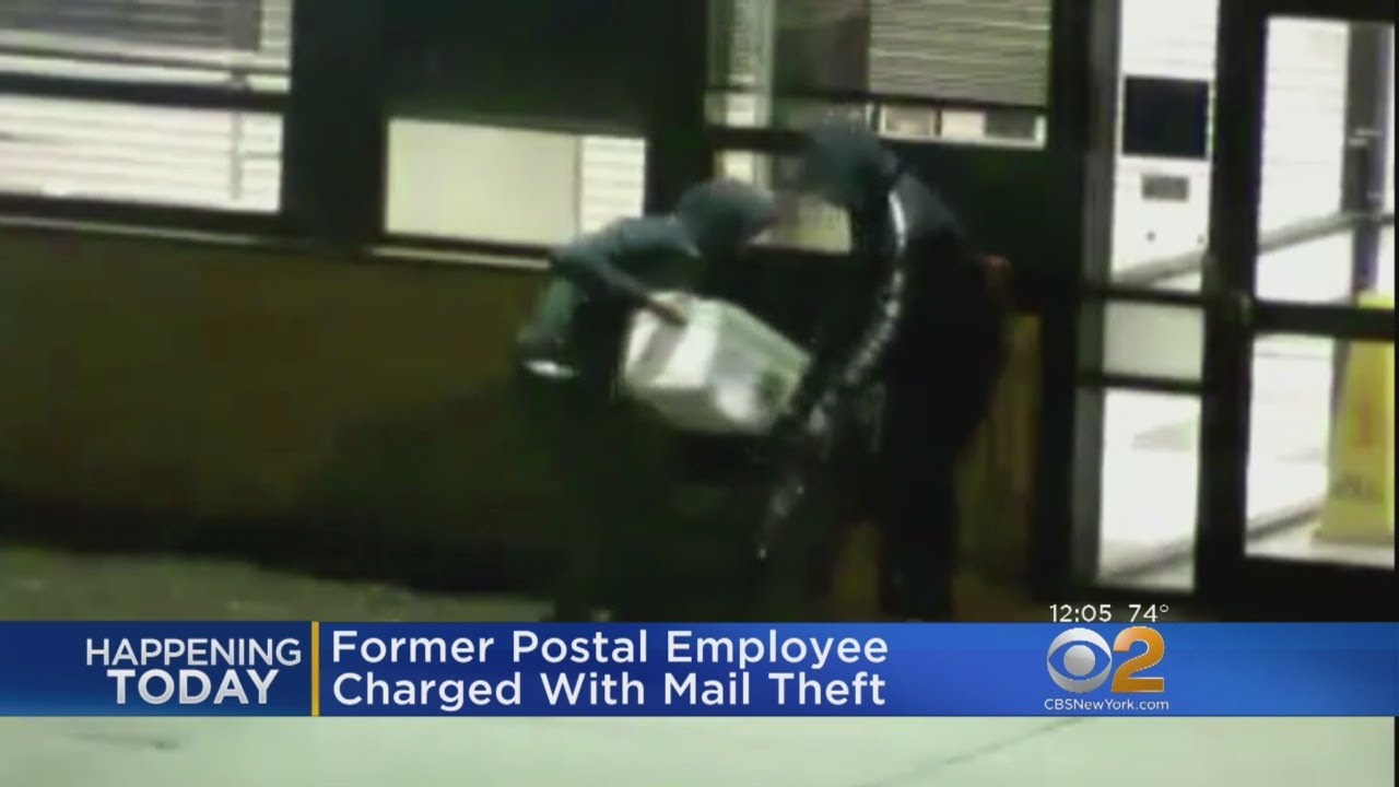 Police Arrest A Former Postal Worker For Stealing Mail - YouTube