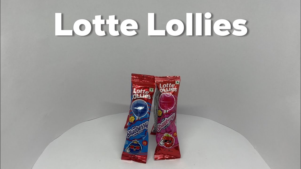 Lotte Lollies Blueberry & Strawberry - YouTube