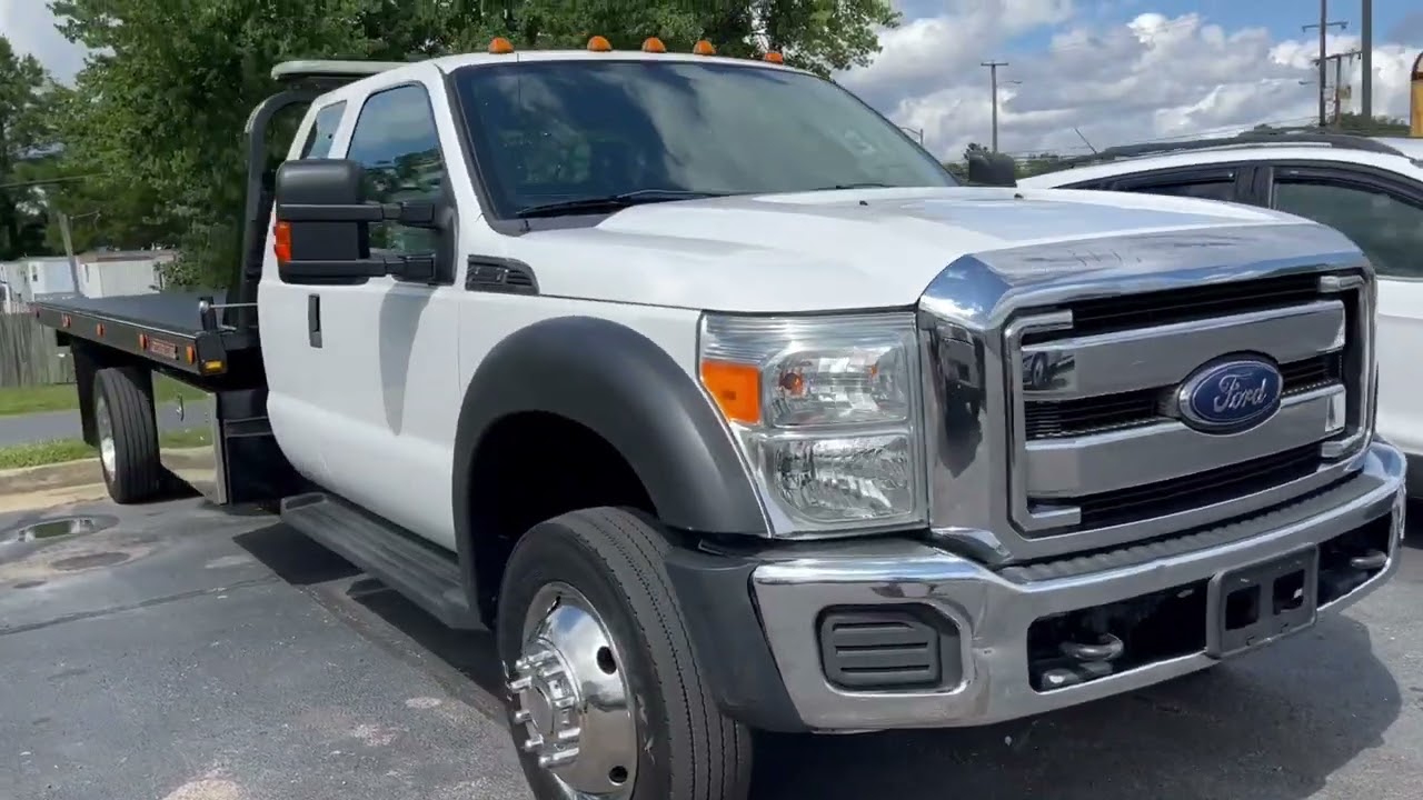 2016 Ford F550 Superduty Rollback Tow Truck Wrecker - YouTube