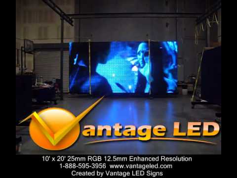 Vantage LED Signs - Avatar Movie Trailer on LED Sign - YouTube