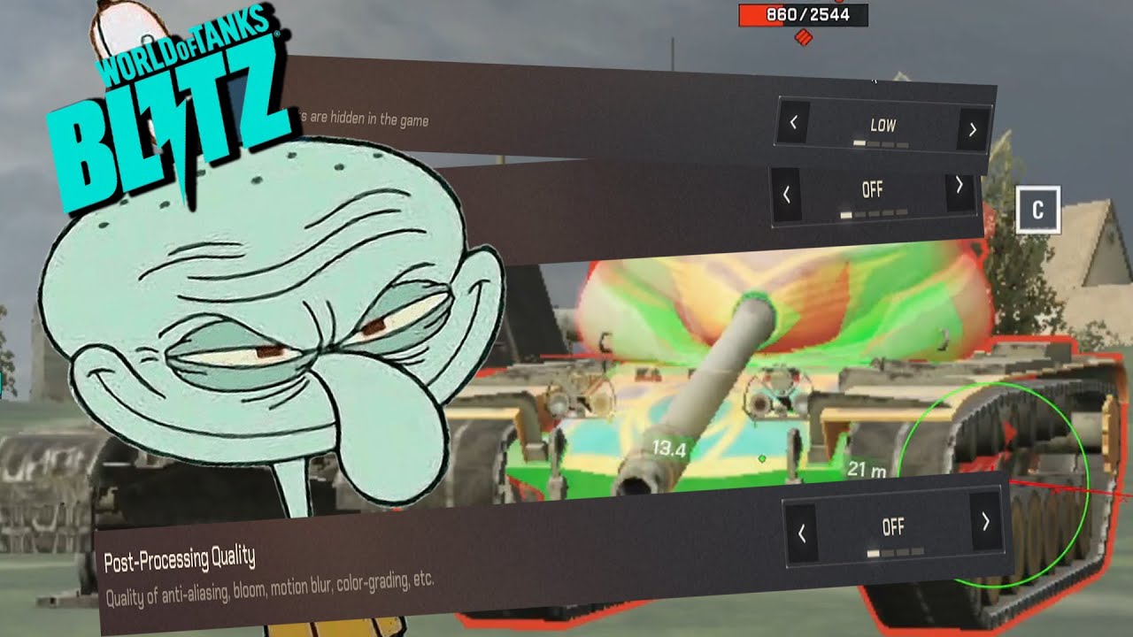 WOTB MAX tapi GRAFIK FREE FIRE! - World of Tanks Blitz - YouTube