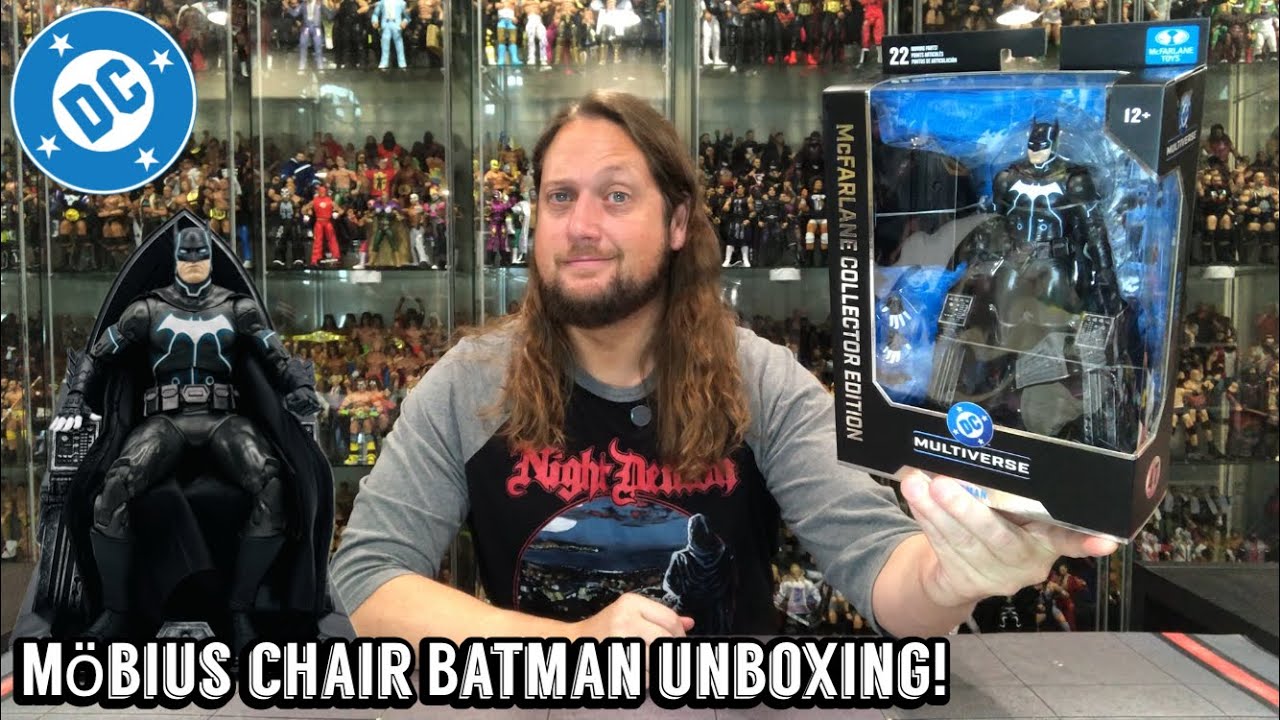 Mobius Chair Batman DC McFarlane Collectors Edition Unboxing & Review ...