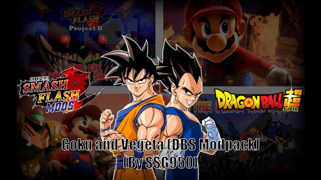 SSF2 Mods Showcase: Goku and Vegeta (DBS Modpack) (By SSG950) - YouTube