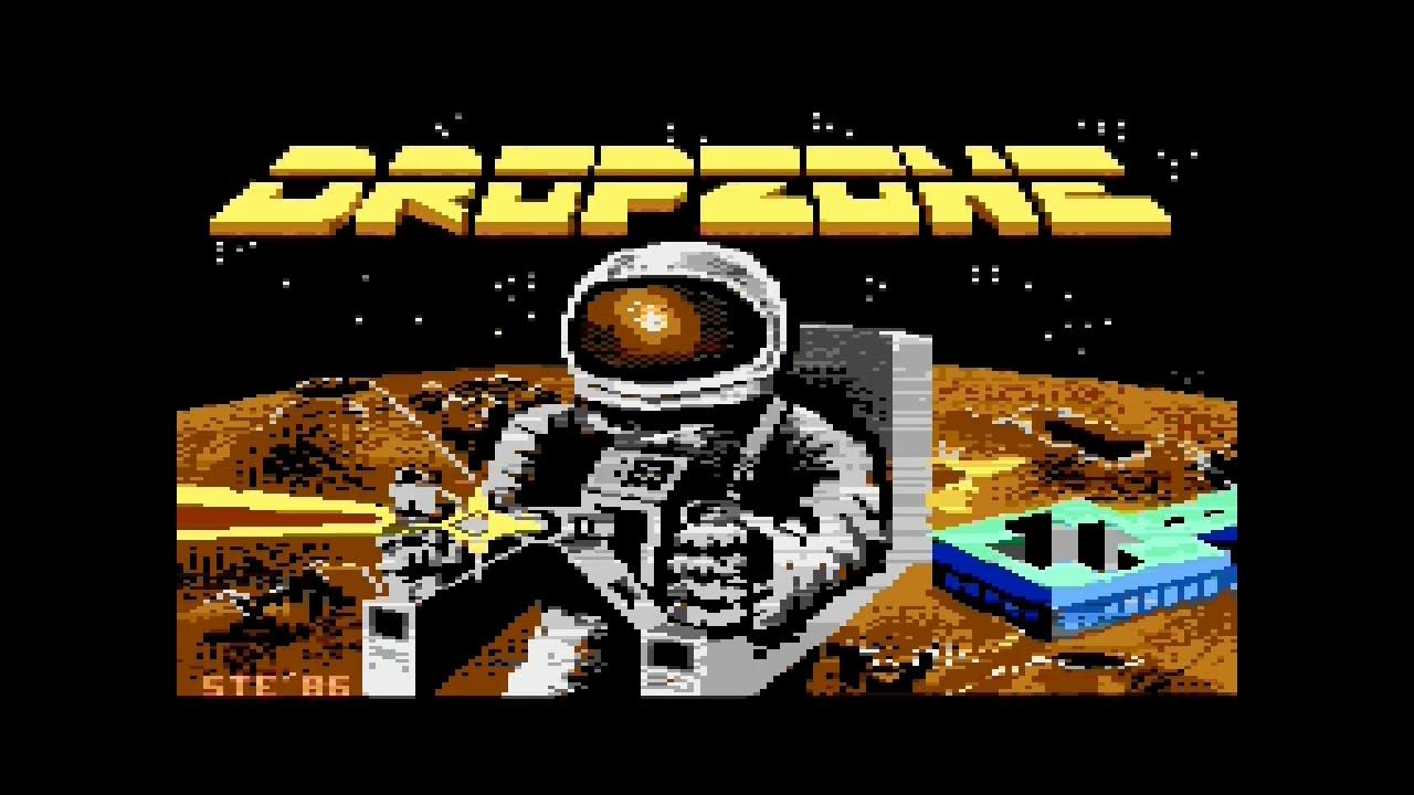 ATARI XL / XE =+ DROPZONE ( TITLE VERSION ) - YouTube