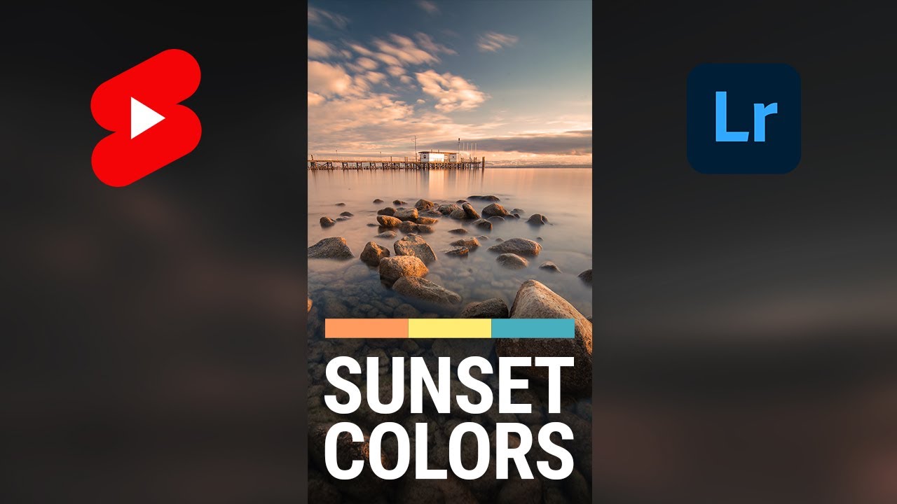 Sunset Color Grading with Lightroom #Shorts - YouTube