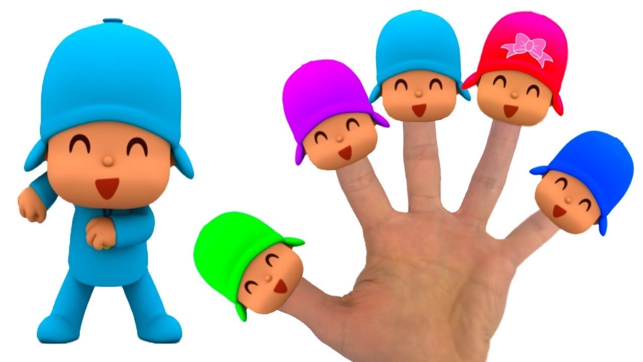 Talking Pocoyo Finger Family Song Funny Animation Baby Nursery Rhymes ...
