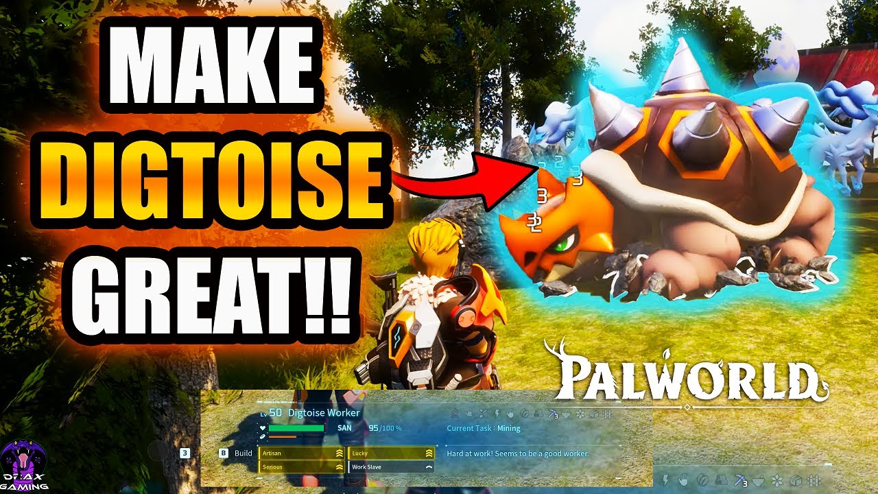 MOST EFFICIENT Pals to mine ORE in BASE TESTED!! How it works... Make ...