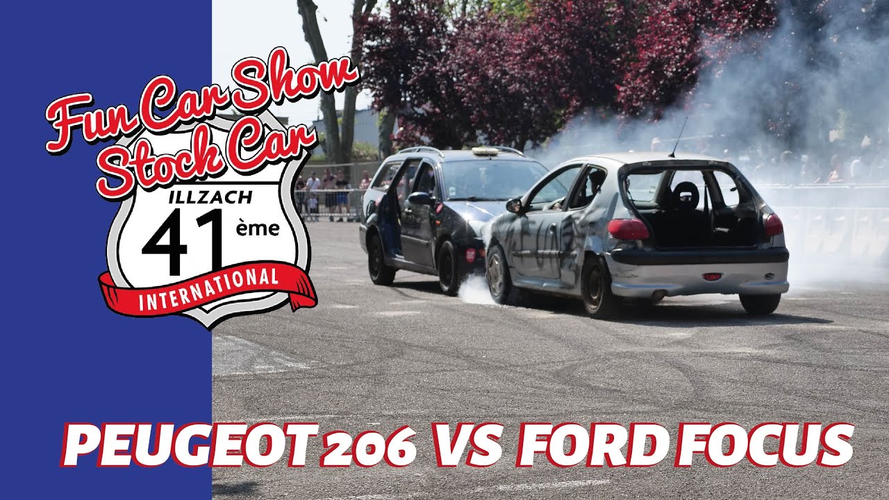 Peugeaot 206 Vs Ford Focus - Fun Car Show - YouTube