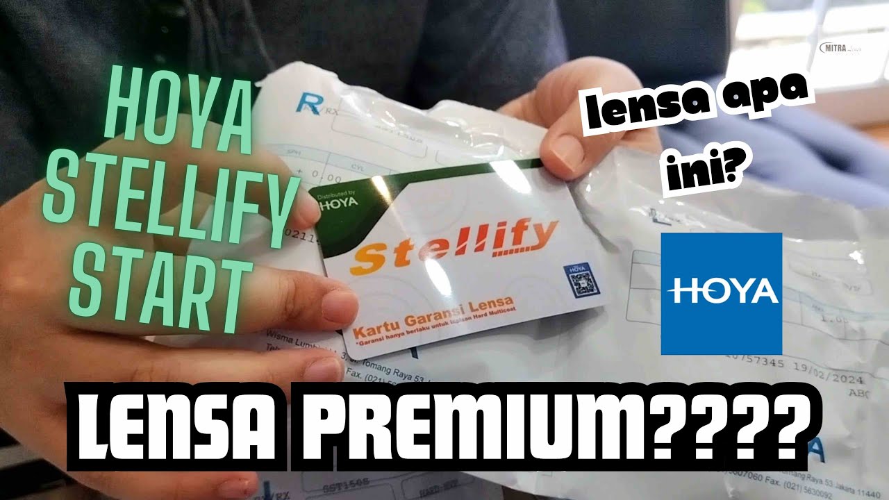 Unboxing dan review lensa kacamata Hoya Stellify Start! - YouTube