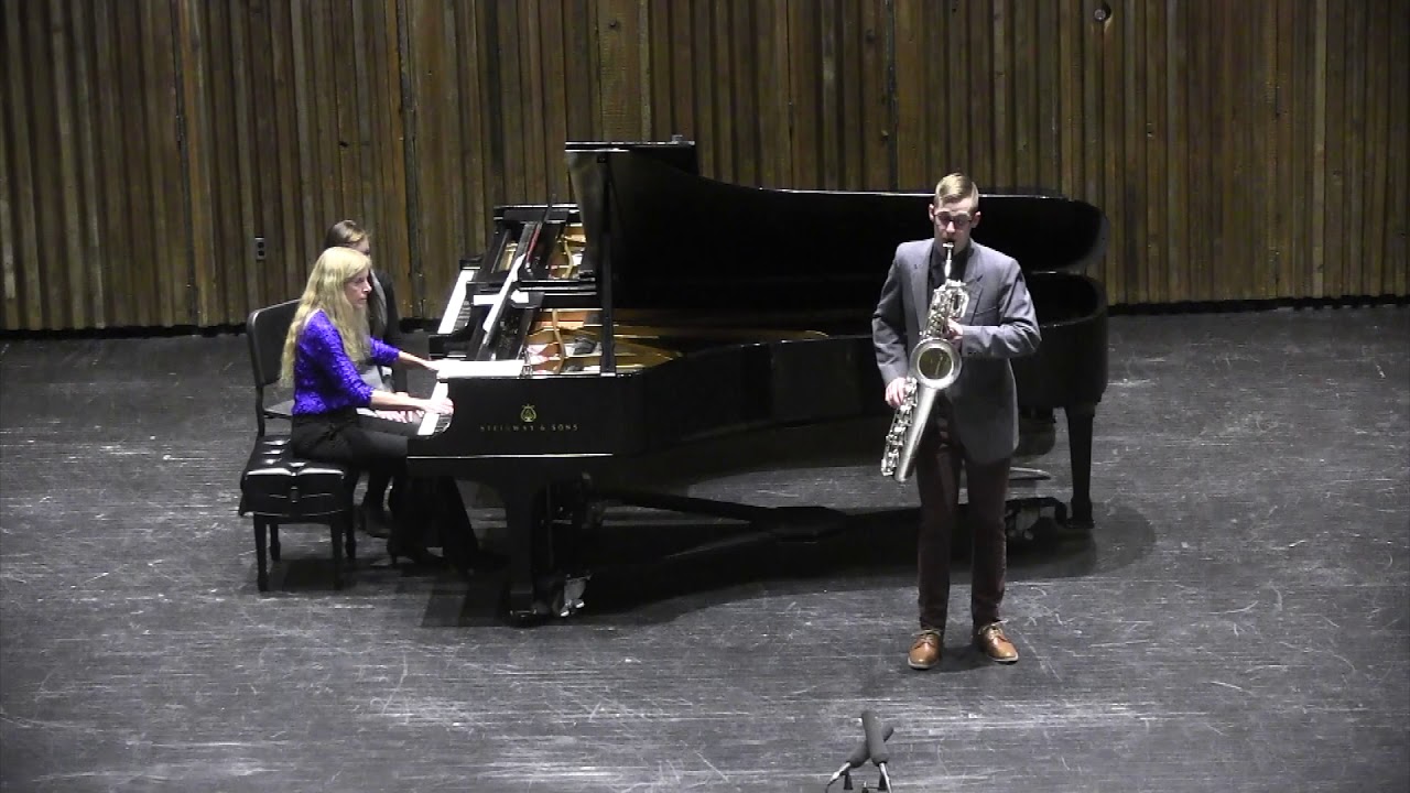 Rhapsody for Baritone Saxophone and Piano By: Mark Watters - YouTube