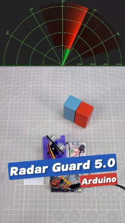 DIY Arduino Radar with LED + Buzzer Alerts! #arduino #arduinoproject ...