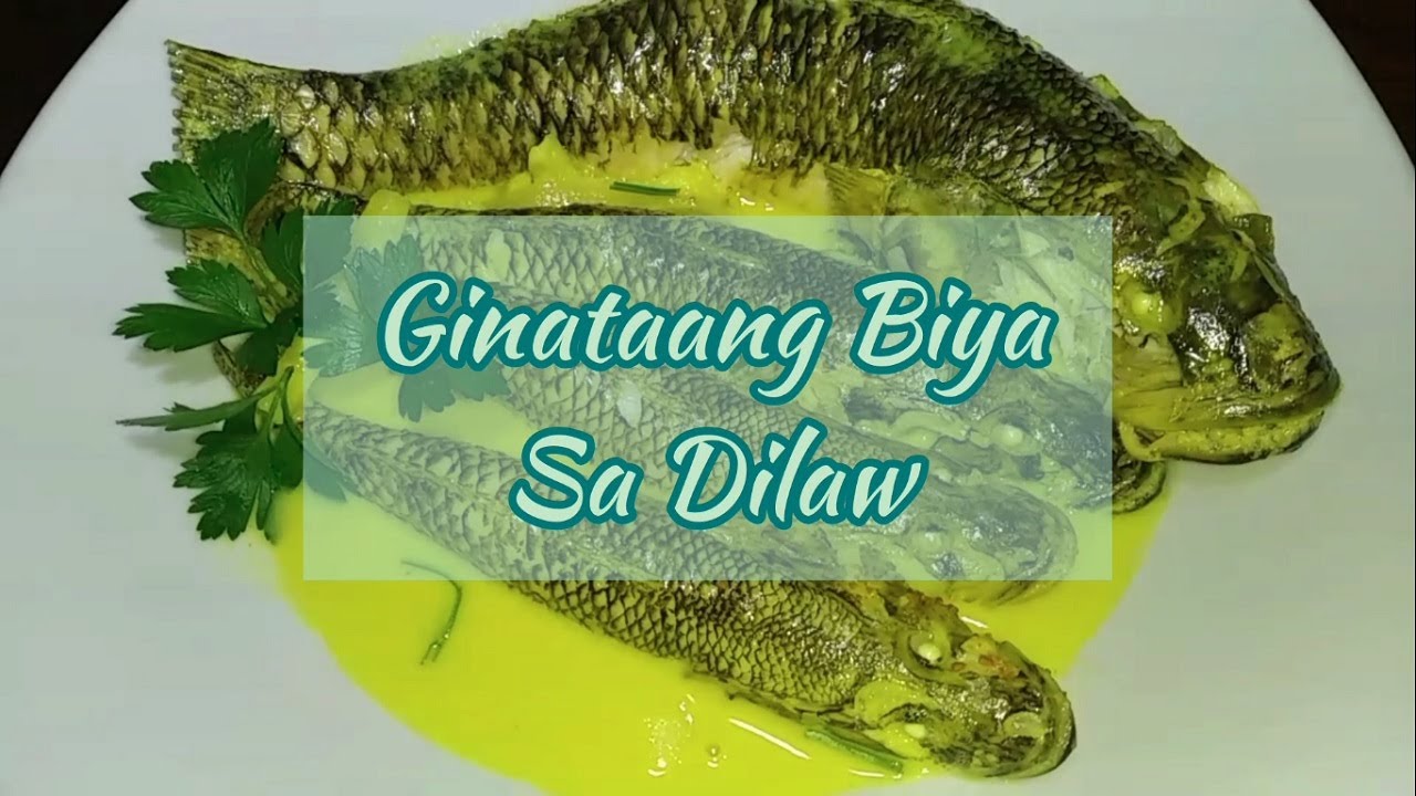 Ginataang Biya sa Luyang Dilaw (White Goby) Best Panlasang Mindoreno ...