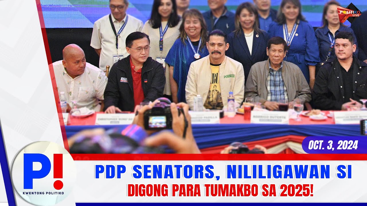 KWENTONG P! Oct. 3, 2024 | PDP SENATORS, NILILIGAWAN SI DIGONG PARA ...