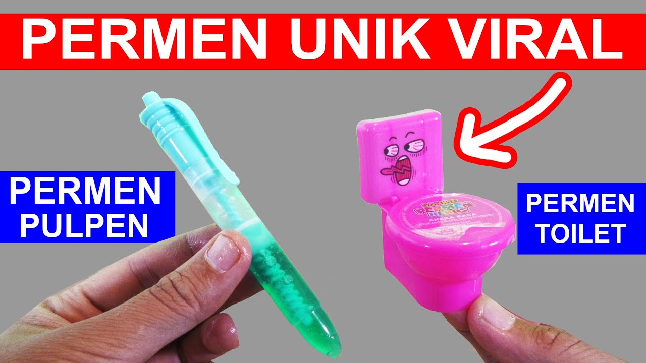 5 PERMEN UNIK, VIRAL DAN LUCU - YouTube