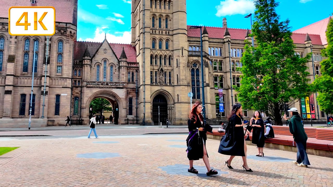 The University of Manchester Main Campus | Virtual Walk | Oxford Road ...