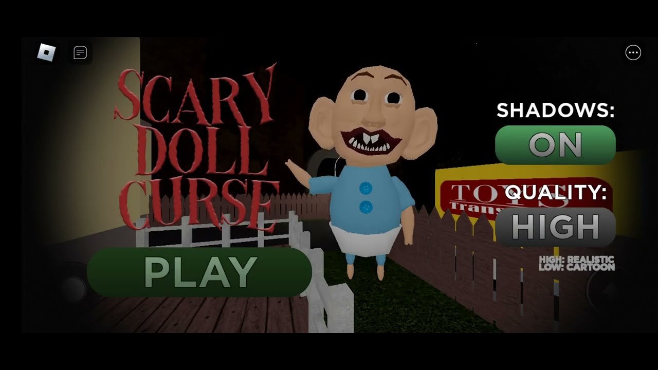 Scary Doll Curse OBBY! (Hard Mode) - YouTube
