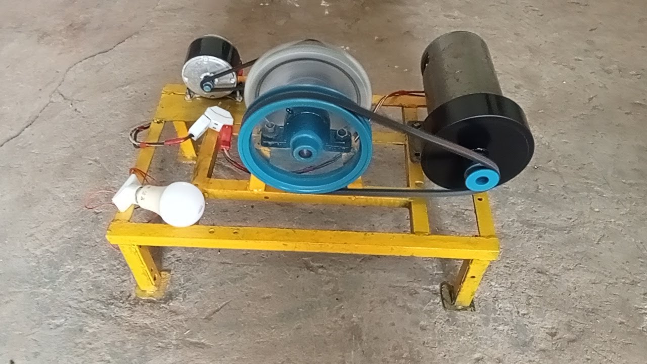 Make Free Energy Flywheel 60v Recycling Energy 24 Hours Free ...