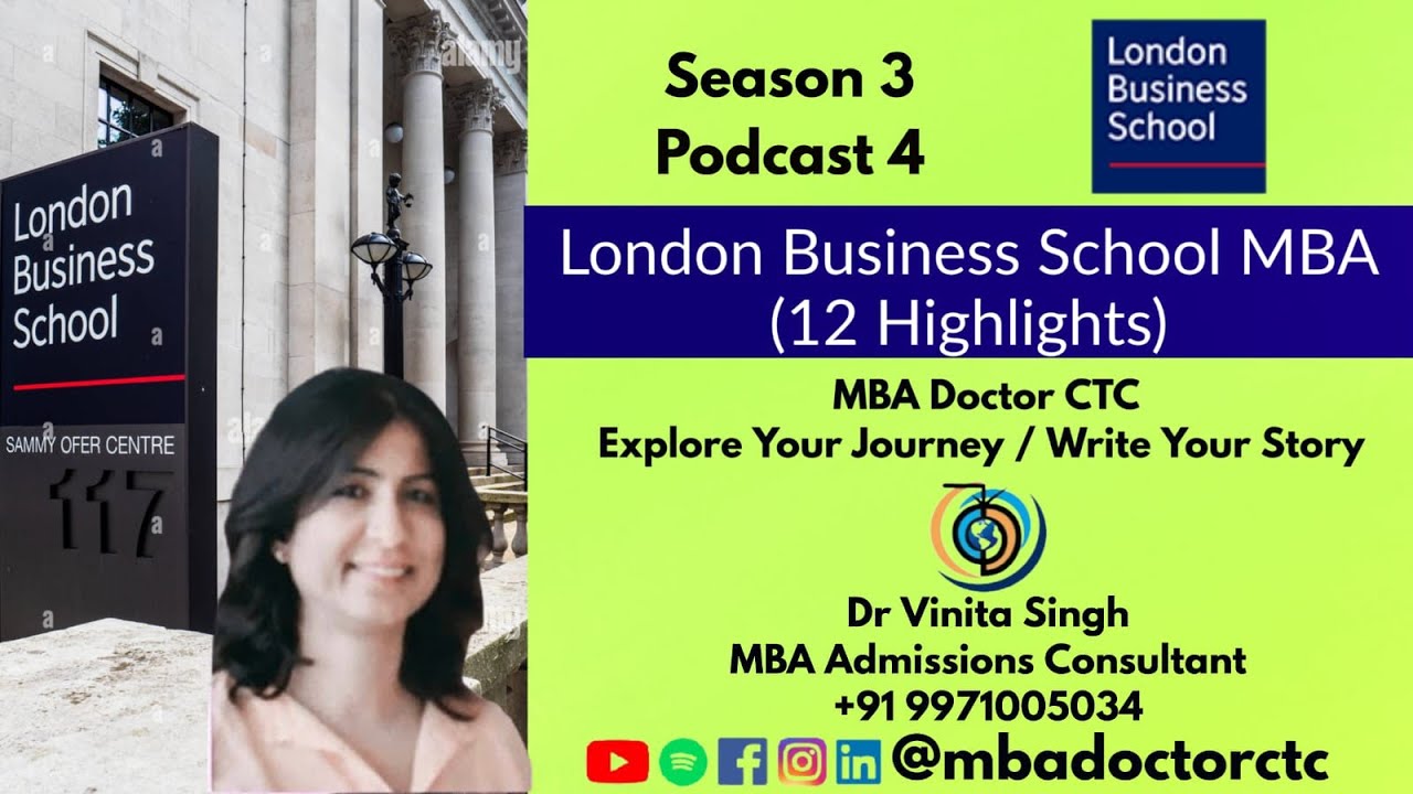 London Business School MBA (12 Highlights) - YouTube