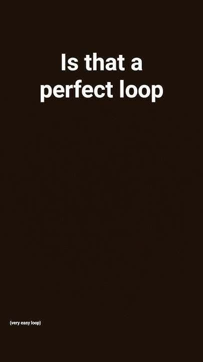 very easy loop#loop - YouTube