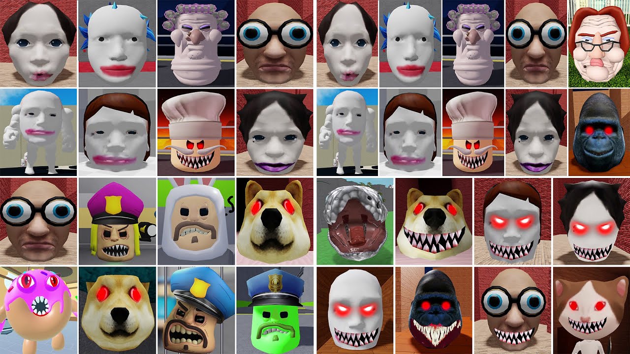 ZOMBIE RUNNING HEAD - ESCAPE ANGRY HEAD - DOGE HEAD ESCAPE - RUNNING ...