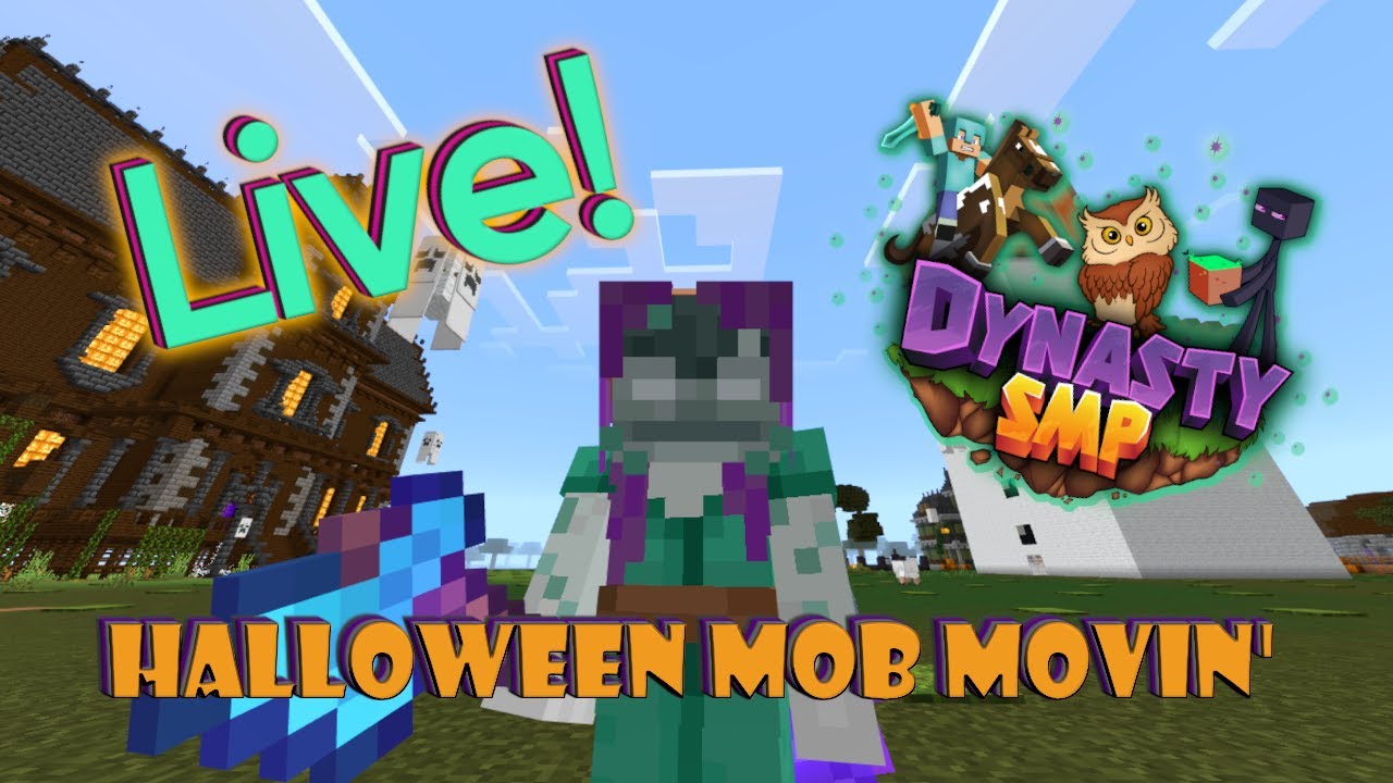 Halloween Mob Movin' ALIVE & Pixelated on DynastySMP! Come chill ...