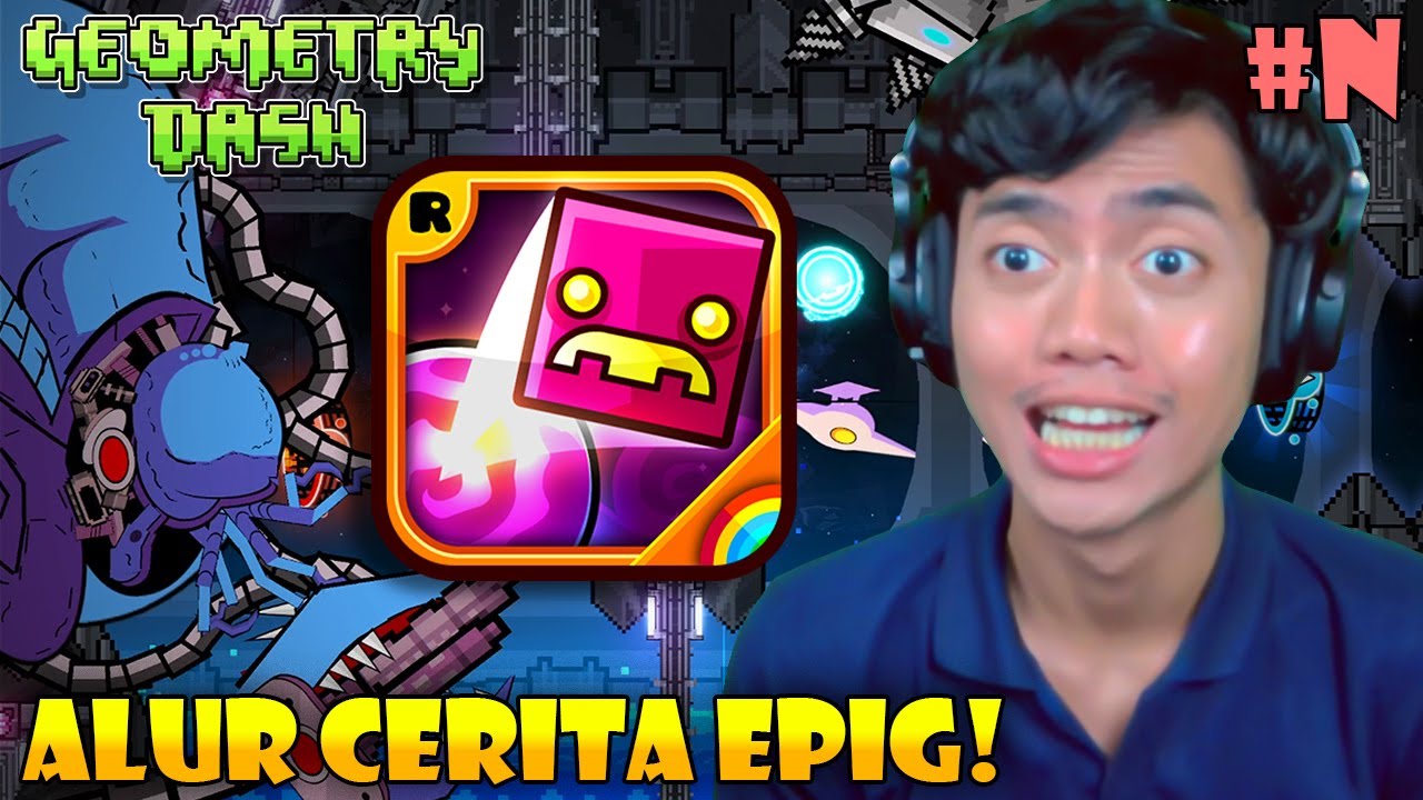 AKHIRNYA KITA MENGALAHKAN MUSUH UTAMA! Geometry Dash: Odyssey - Indonesia - YouTube