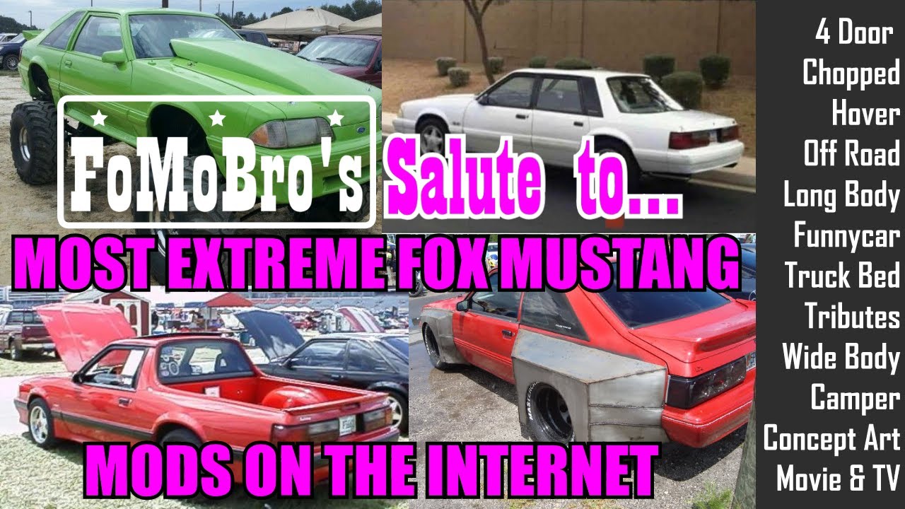 Internet's Most Amazing and Extreme Modified Fox Body Mustangs - YouTube