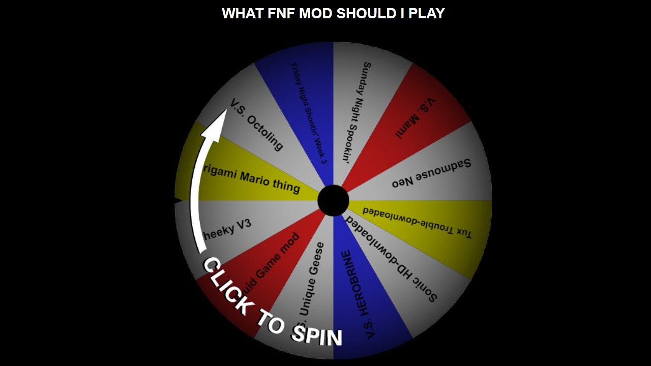 Letting a magic wheel decide which FNF mod I play! (Livestream) - YouTube