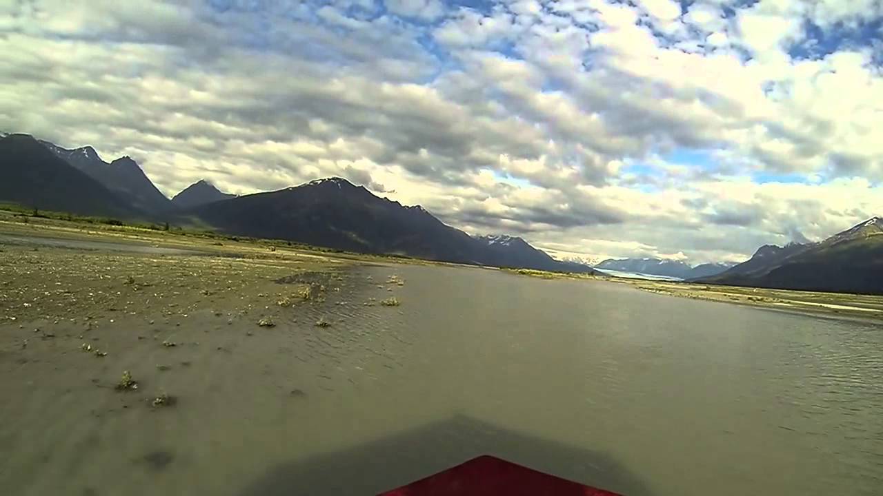 knik river run to knik glacier 7 2014 - YouTube