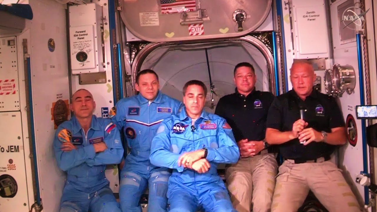 May 31, 2020 SpaceX Crew Dragon successfully docked with ISS ...