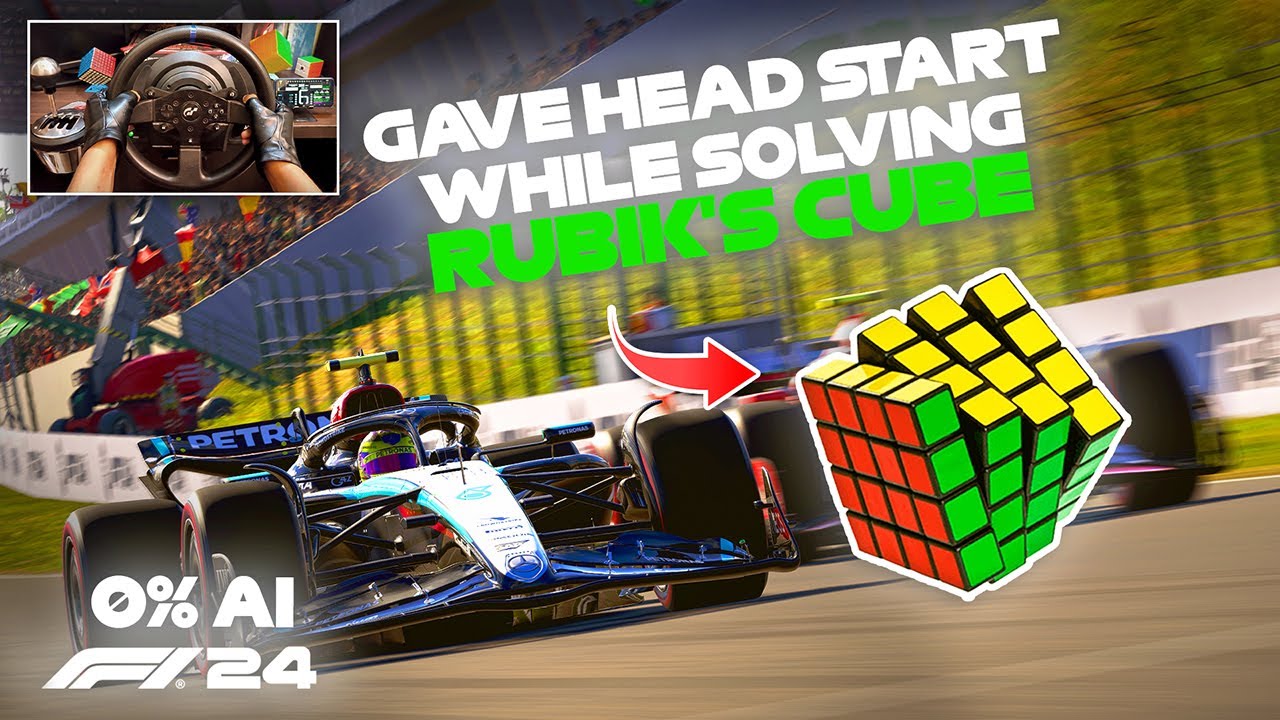 Is it Possible to Beat 0% AI after solving 4x4 Rubik's Cube in F1 24 ...
