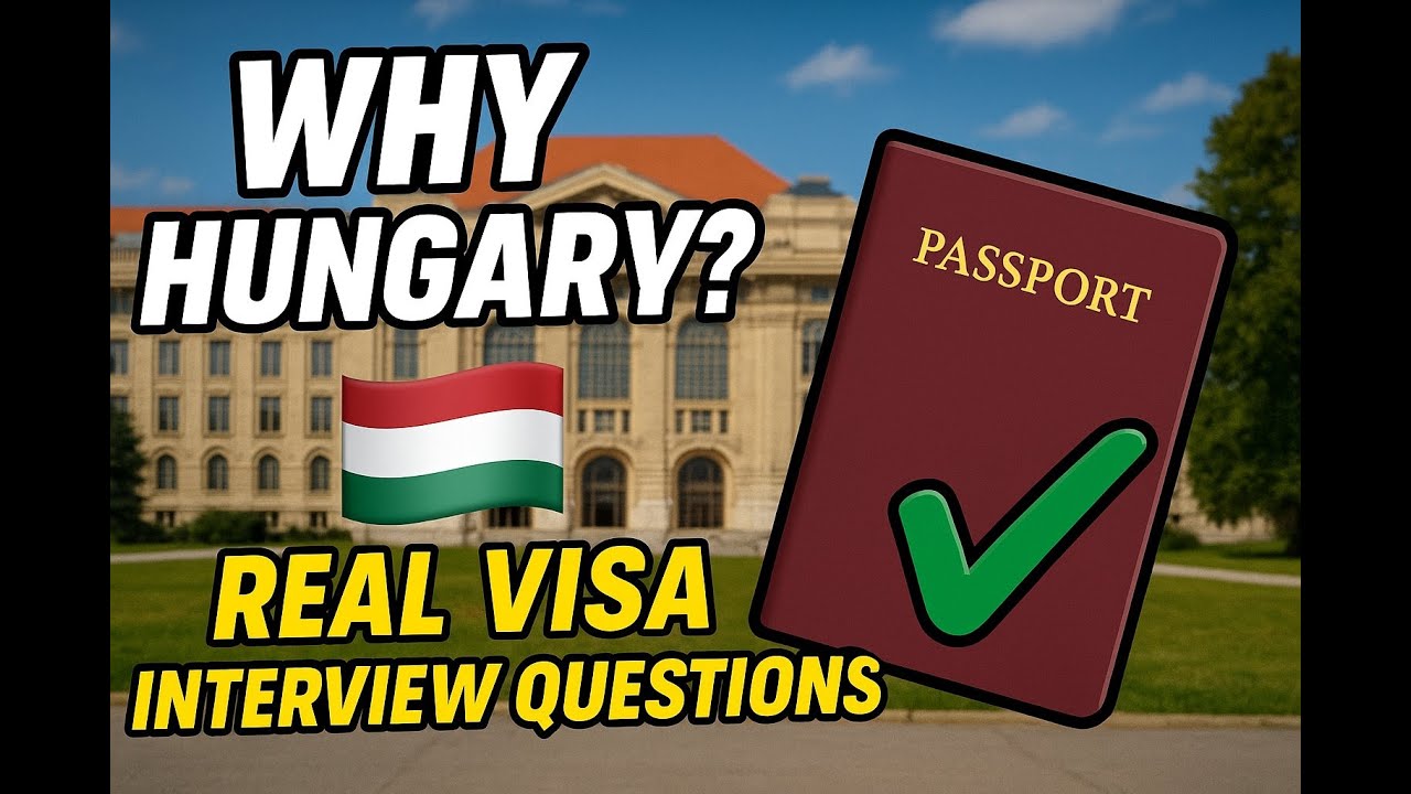 “Top Reasons to Study in Hungary 🇭🇺 | Visa Interview Question Answered ...