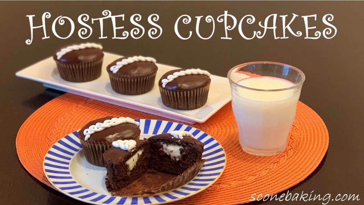Hostess Cupcakes video demonstration - sconebaking.com - YouTube
