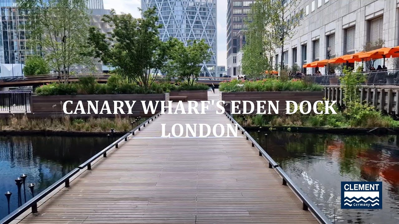 Canary Wharf's Eden Dock in London - YouTube
